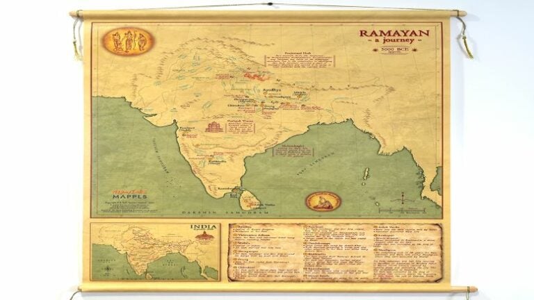 Ramayan Map: a map that traces Prabhu Ram's journey