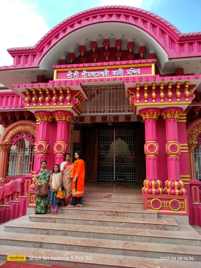 A gorgeous Kali Mandir made at Srimangal town in Bangladesh