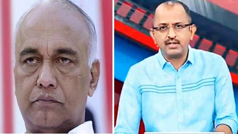 Communist Govt hounds Asianet News anchor Vinu V John